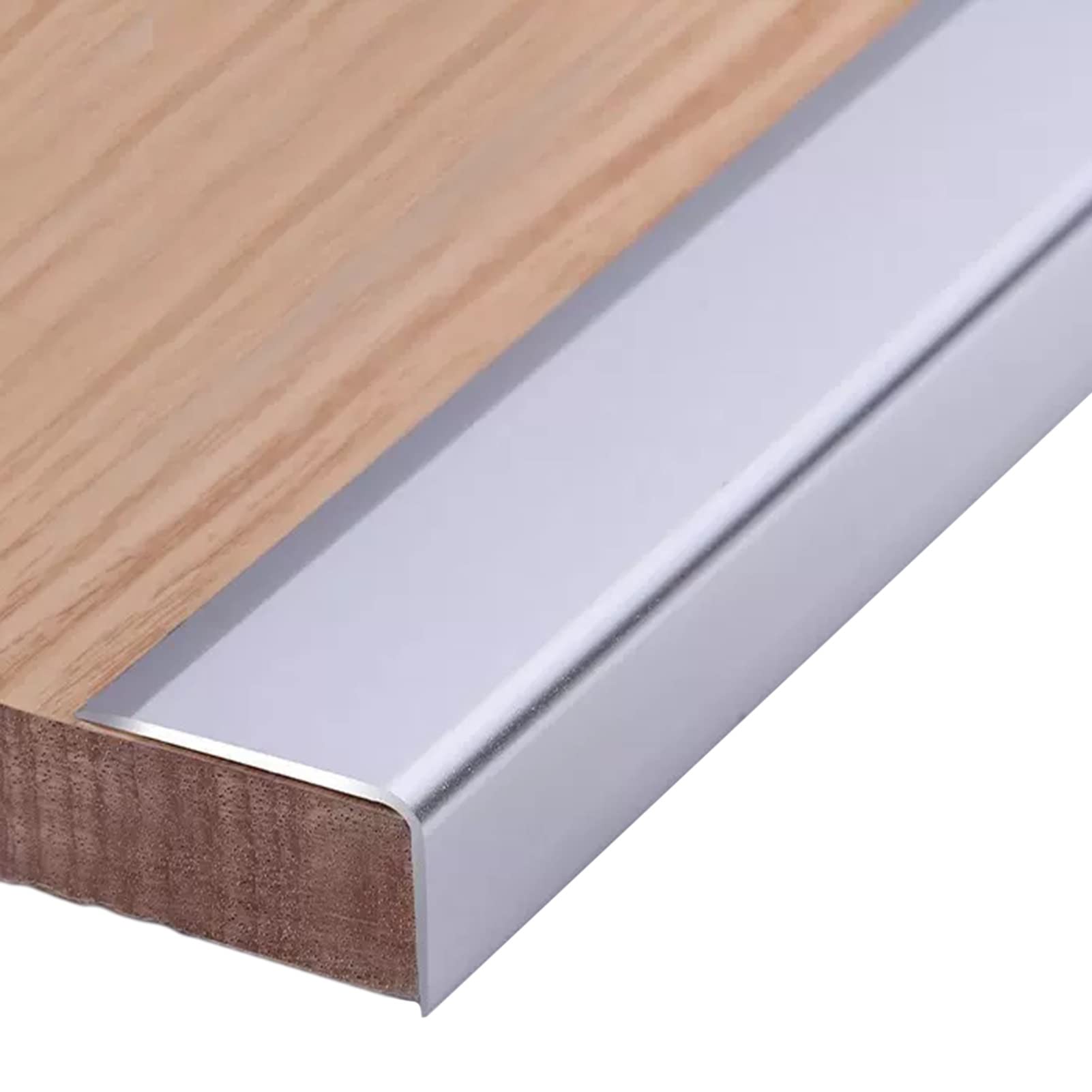 ERRULAN 3.5cm Wide Stair Nosing Trim Corner Metal, Staircase Step Nose ...