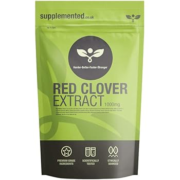 Red Clover 120 Tablets 1000mg High Strength Isoflavone Supplement Aids ...