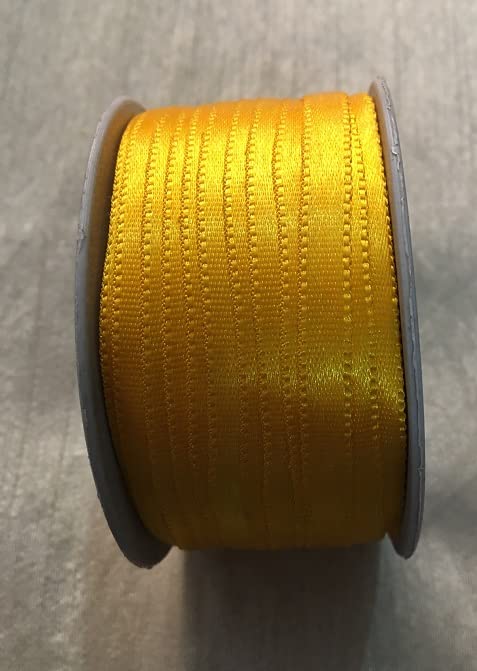 Striped Satin Ribbon (45 Meters, 6mm) for Bridal Gift wrap, Wrapping ...