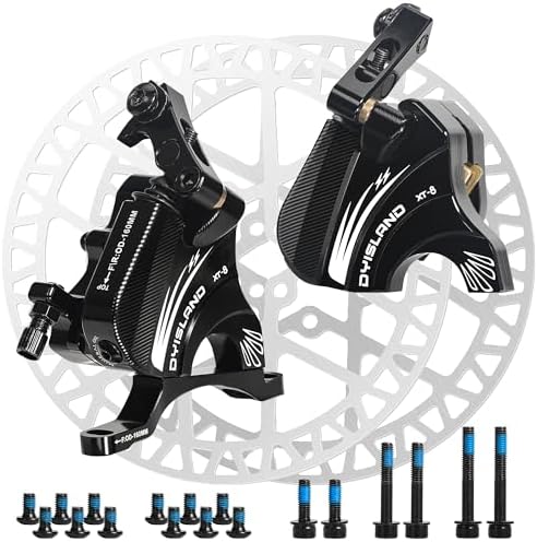 Amazon.com: DYISLAND XT-8 Cable Actuated Road Bicycle Hydraulic Disc ...