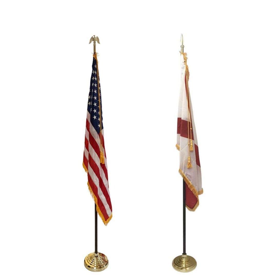 Amazon.com : 3x5' State of Alabama Indoor Flag Set with 3x5' United ...