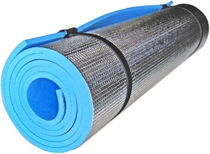 Foam Sleep Pad- Extra Thick Camping Mat - Eva Aluminum Foil Moisture-Proof Mat, Closed Cell Foam ...