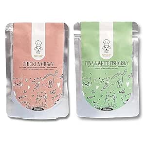 Puppy Chef High Protein Wet Cat Food and Kitten Food Combo Pack 280 g (70g X 4 Pouches), Ocean ...