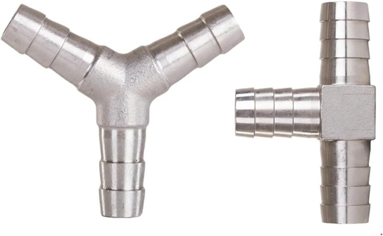 Conector de manguera en T tipo YT de 3 vías, de acero inoxidable 304 ...