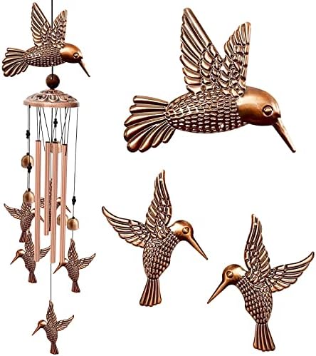 Amazon.com: Kaemi Wind Chimes for Outside Hummingbird Windchimes ...