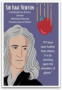 Sir Isaac Newton Quote Poster - Mathematician Quotes For Education And ...