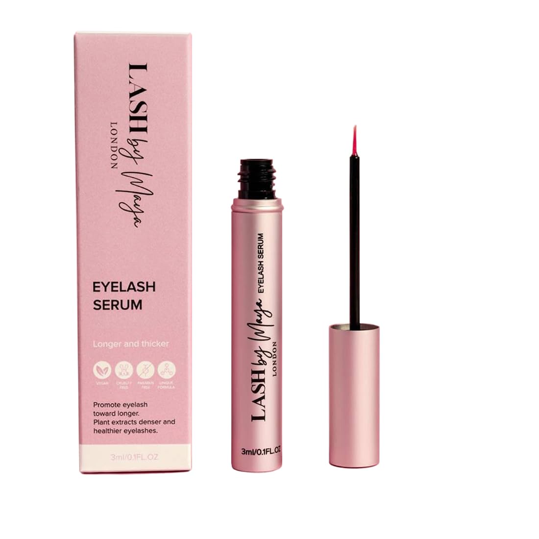 Lash by Maya Serum, Lash by Maya Serum Pestañas : Amazon.com.mx: Belleza