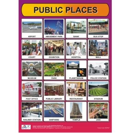 Buy Public Places Chart for kids Book Online at Low Prices in India ...