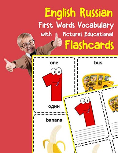 Buy English Russian First Words Vocabulary with Pictures Educational ...