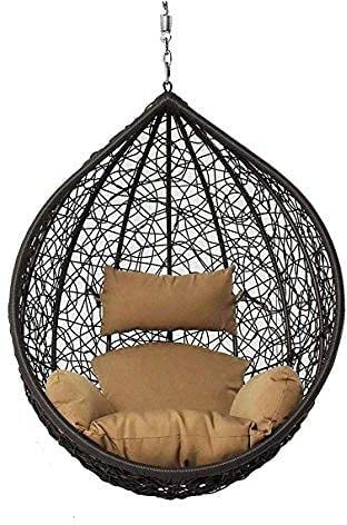 Ladybug Single Seater Swing Chair Without Stand with Cushion for Adult ...