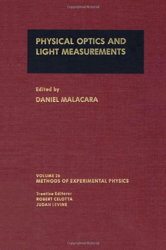 Amazon.com: Physical Optics and Light Measurements, (Methods in Experimental Physics Volume 26 ...