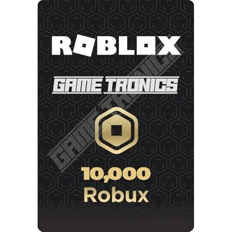 Roblox: 10000 Robux Credit Gift Code [Includes Exclusive Virtual Item ...