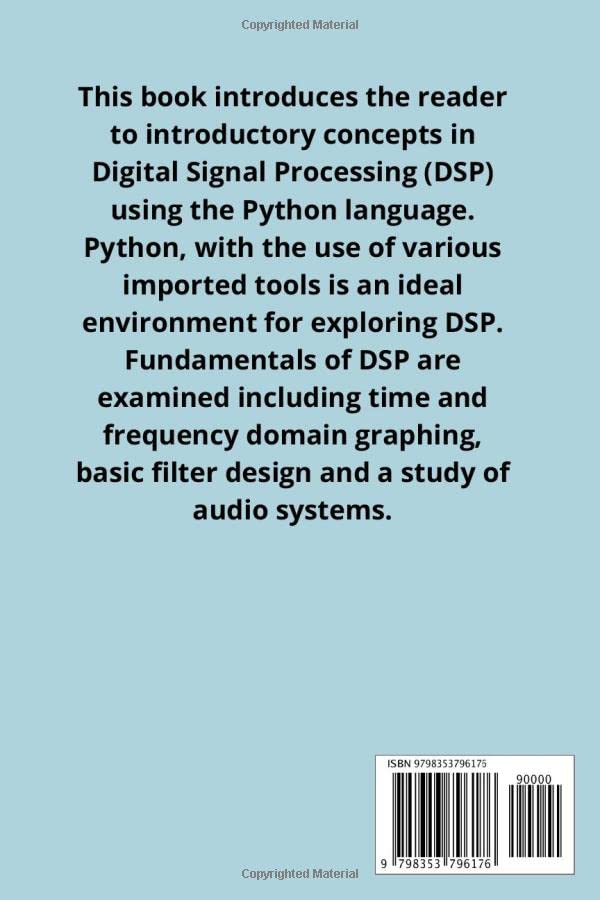 Snapklik.com : Introduction To Digital Signal Processing Using Python: Practical Exercises ...