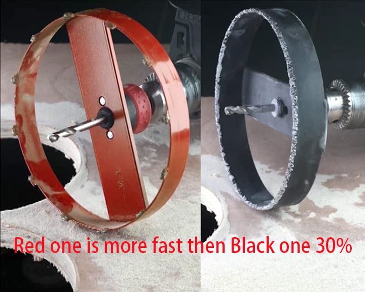 Recessed Light 6-3/8 Inch Carbide Hole Saw Cutter with Extra Gift for 6 ...