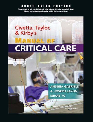 Civetta,Taylor & Kirby's Mnl of Critical Care: Amazon.co.uk: Mihae Yu,A ...