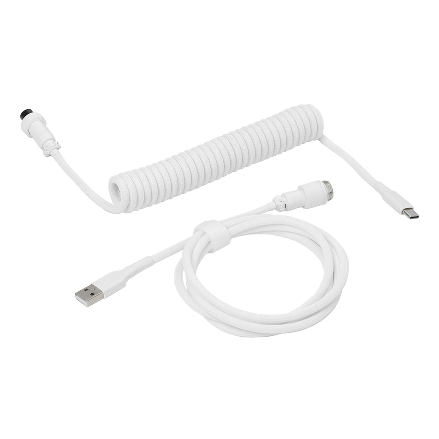 Amazon.com: DROP Black and White Coiled Keyboard Cable - Aviator ...