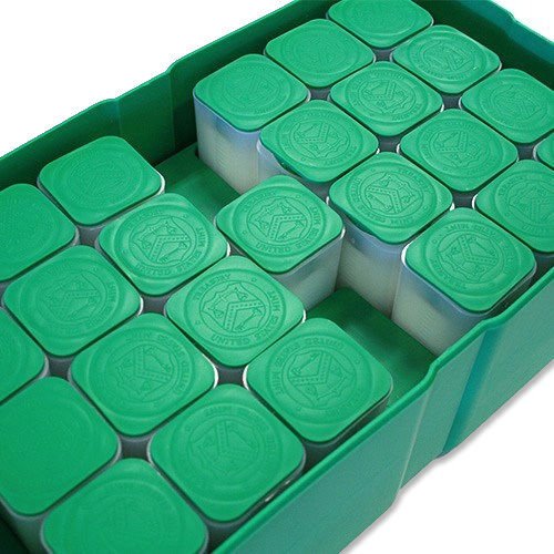 Silver Eagle Green Monster Box With 25 Empty Coin Tubes at Amazon's ...
