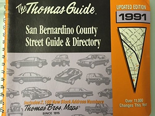 San Bernardino County street guide & directory: Thomas Bros. Maps ...