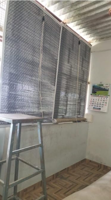 Premium Waterproof Bamboo Roll-up Blinds for Outdoor Patio, Deck ...