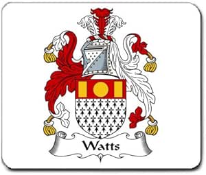 Amazon.com: Watts Family Crest Coat of Arms Mouse Pad : Office Products