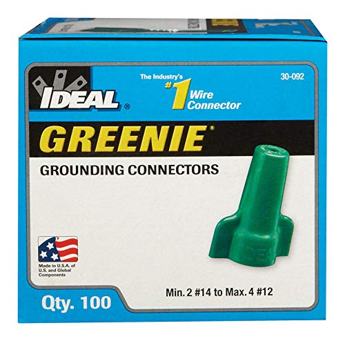 Ideal Greenie Insulated Wire Grounding Connector 100 pk : Buy Online at ...