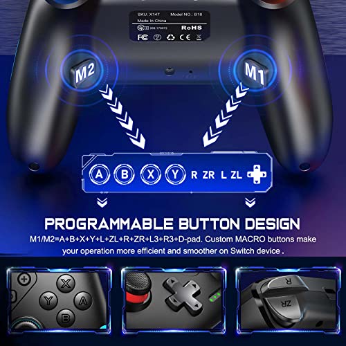 Snapklik.com : NinjaPlusOX Switch Controller, Wireless Switch Pro Controller For Nintendo Switch ...
