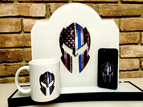 Thin Spartan Gladiator Helmet Decal Bumper Sticker for Car - Want It All