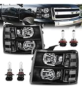 Amazon.com: KUIPERAUTO Headlight Assembly Front Lamp Compatible with ...