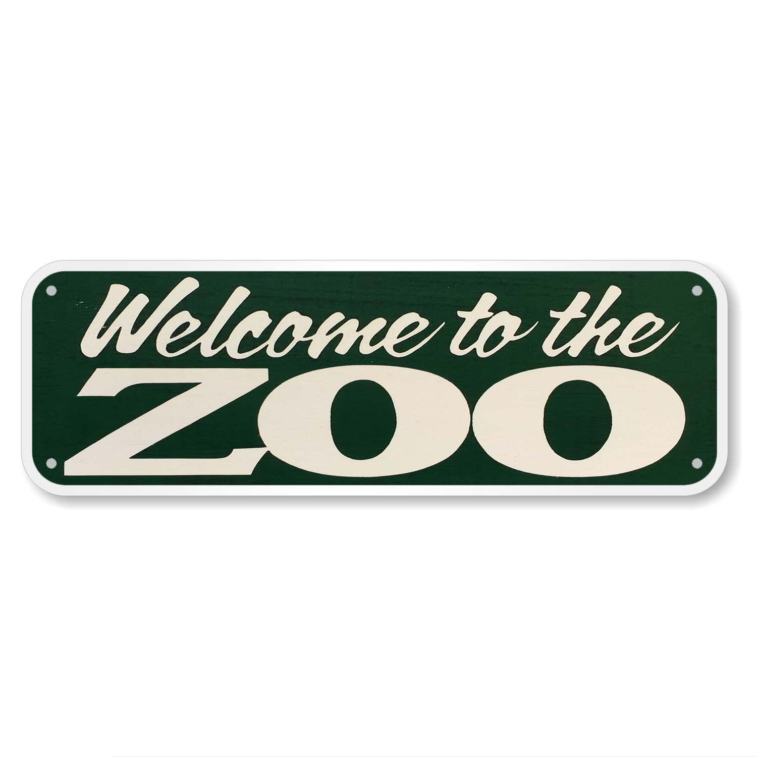 Amazon.com: Welcome to The Zoo Metal Signs Tin Signs Vintage Wall Decor ...