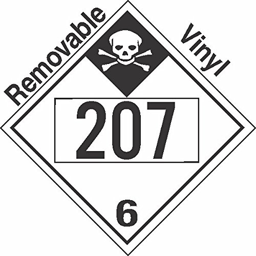 GC Labels-P335c2078, Inhalation Hazard Class 6.1 UN2078 Removable Vinyl ...