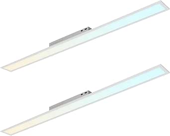 LUXRITE 6x6 FT LED Recessed Backlit Panel, 4CCT Color Selectable 3000K ...