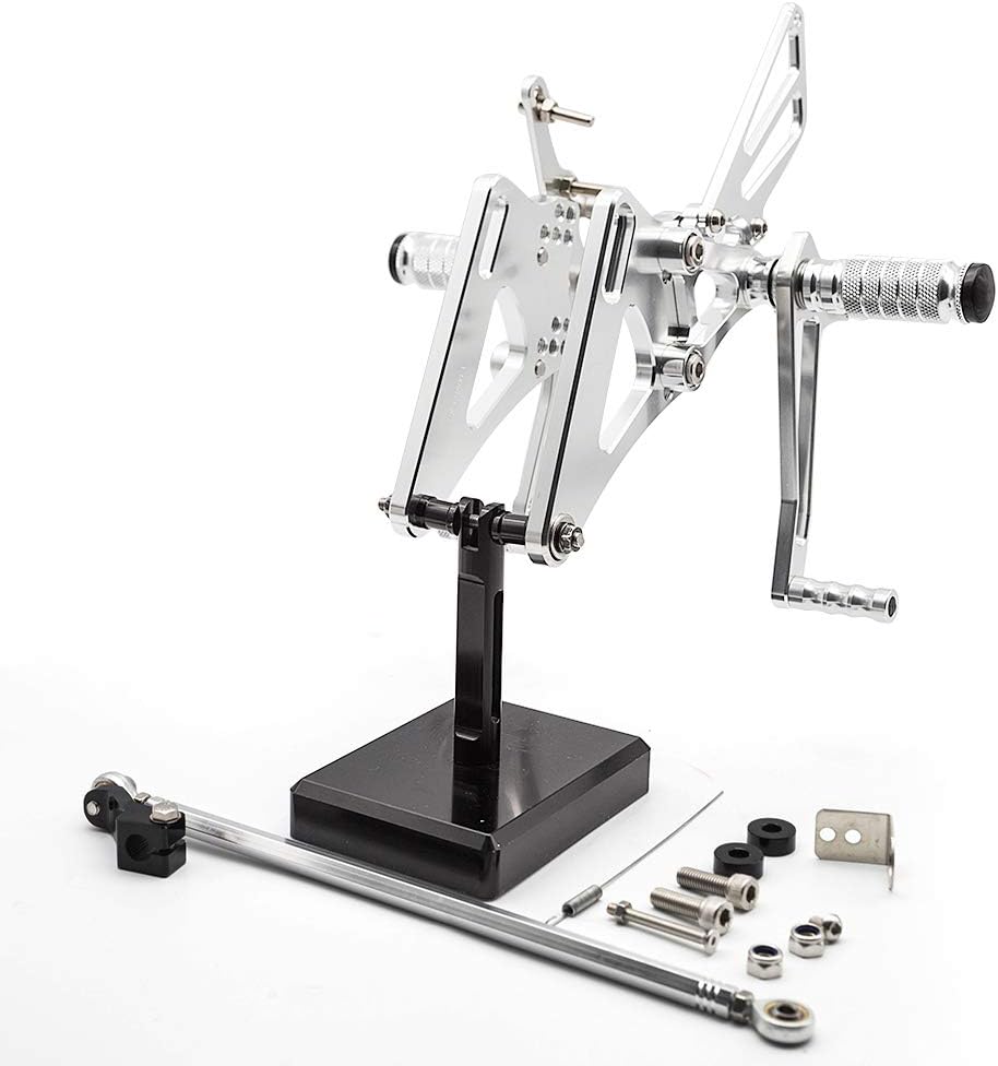 Amazon.com: FXCNC CNC Motorcycle Adjustable Rearsets Foot Pegs Rear Set ...
