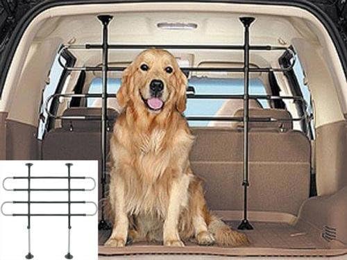 CAR BOOT VEHICLE PET DOG DULUXE GUARD SAFETY BAR SAFE ADJUSTABLE ...