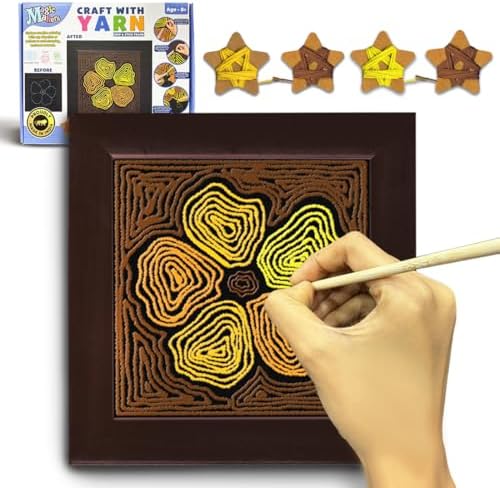 Buy Wembley Craft with Yarn - DIY Art and Craft Kit for Kids - Mess ...