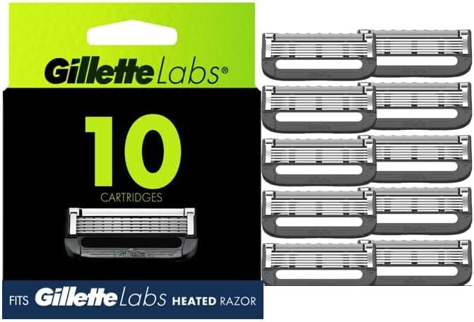 Amazon.com: Gillette Labs Men's Razor Blade Refills with Exfoliating ...