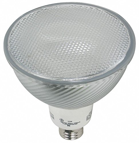 GE LIGHTING 23W, PAR38 Screw-in Fluorescent Light Bulb: Compact ...