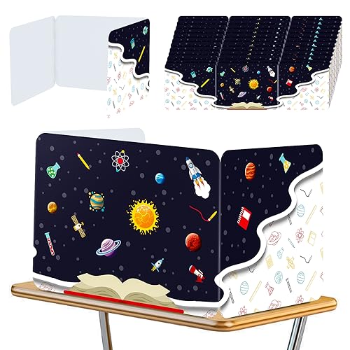 Snapklik.com : 24 Pack Privacy Shields For Student Desks, Colored ...