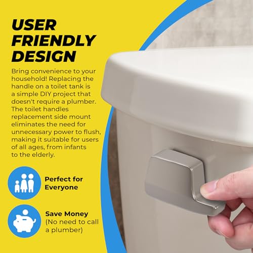 Snapklik.com : Toto Toilet Handle Replacement Nickel THU004-CP - Eljer ...