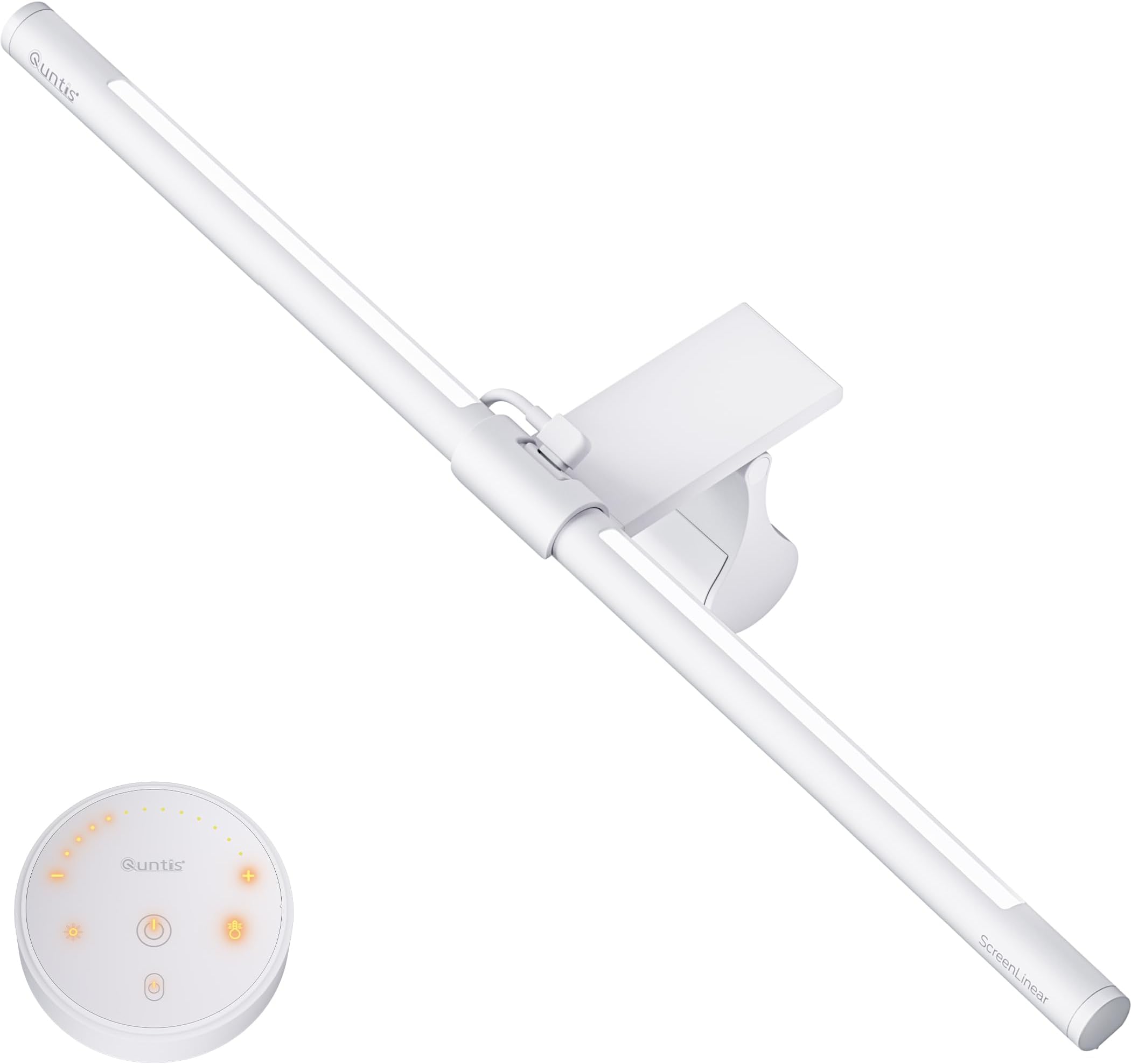 Quntis Monitor Light Bar with Remote, Eye-Care No Glare, Space Saving ...