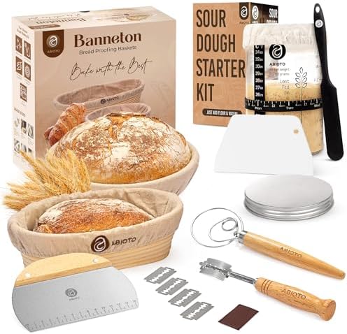 Amazon.com: Sourdough Bread Baking Supplies and Starter Kit - Ultimate ...