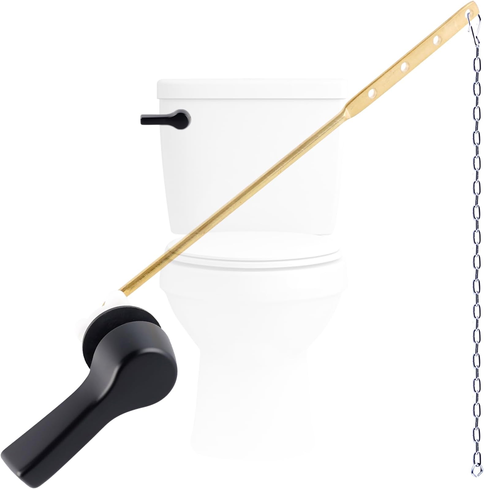 Universal Offset Decorative Front, Side, Corner, or Angle Mount Toilet ...