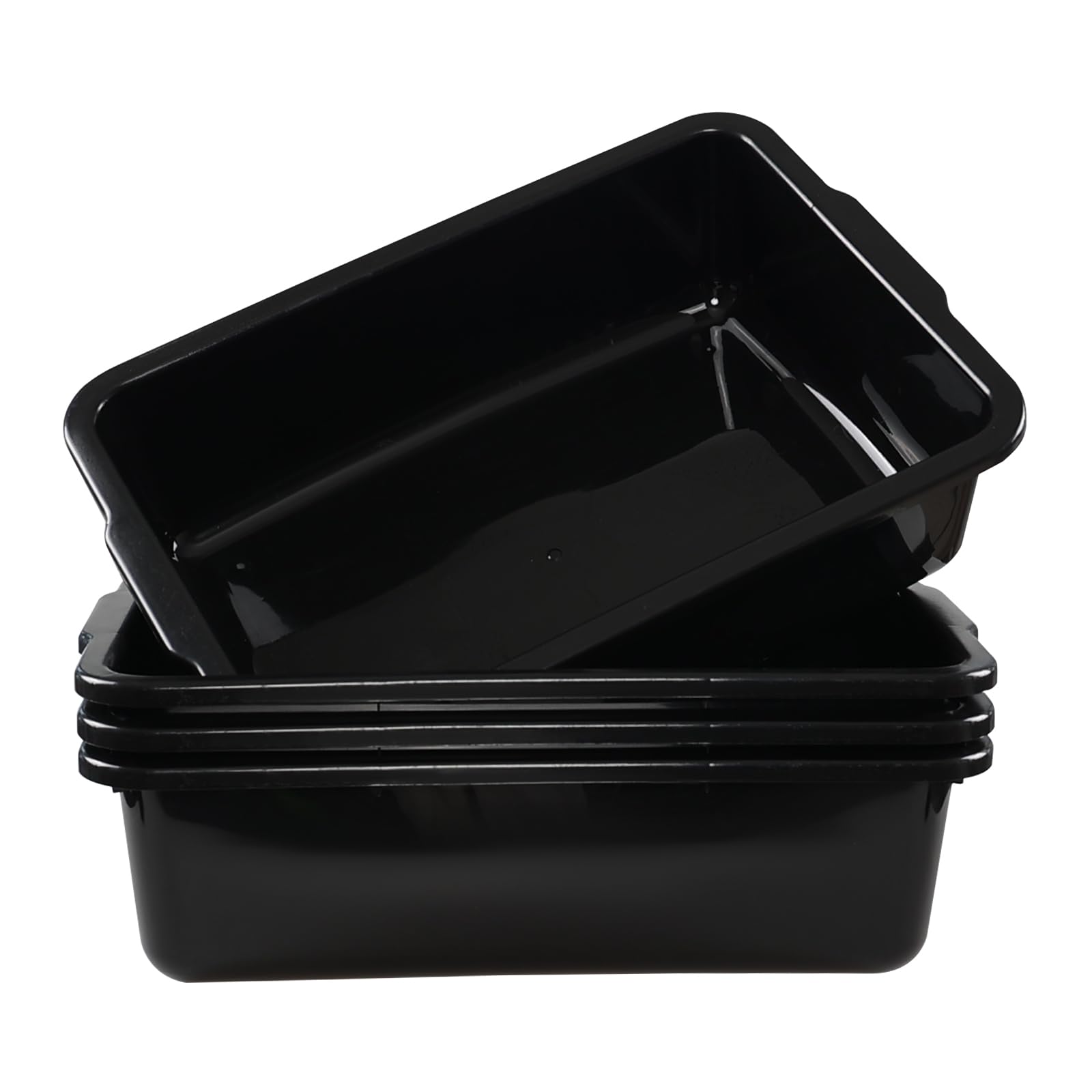 Amazon.com: Xyskin 4 Packs Plastic Commercial Utility Bus Boxes, 32 L ...