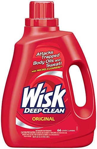 Amazon.com: Wisk Deep Clean Liquid Laundry Detergent, Original, 100 ...