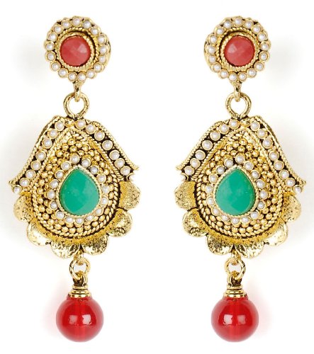 Shining Diva Metal Dangle & Drop Women Gold : Amazon.in: Fashion