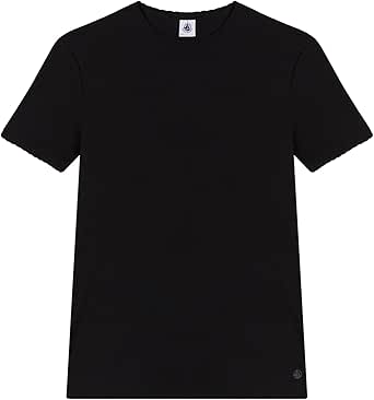 Petit Bateau Women's Iconic Cocotte Stitch Cotton T-Shirt Black Color ...