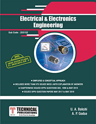 Electrical & Electronics Engineering for SPPU 15 Course (SE - II - Mech. - 203152) - 2020 ...