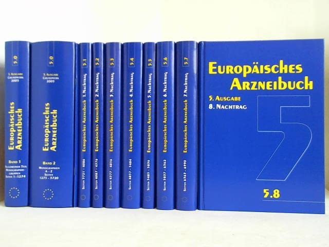 Europäisches Arzneibuch 5. Ausgabe 2005 Grundwerk Band 1 + 2 : Amazon ...