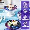 Amazon.com: Sunnyray 100 Pcs Galaxy Paper Plates 9 Inch Space Woodland ...