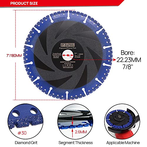 Snapklik.com : DT-DIATOOL Diamond Blade Metal Cutting Disc Diameter 7 Inch