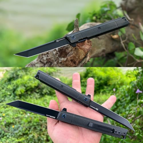 Snapklik.com : FORESAIL Flipper Pocket Folding Knife,DC53 Steel Blade ...